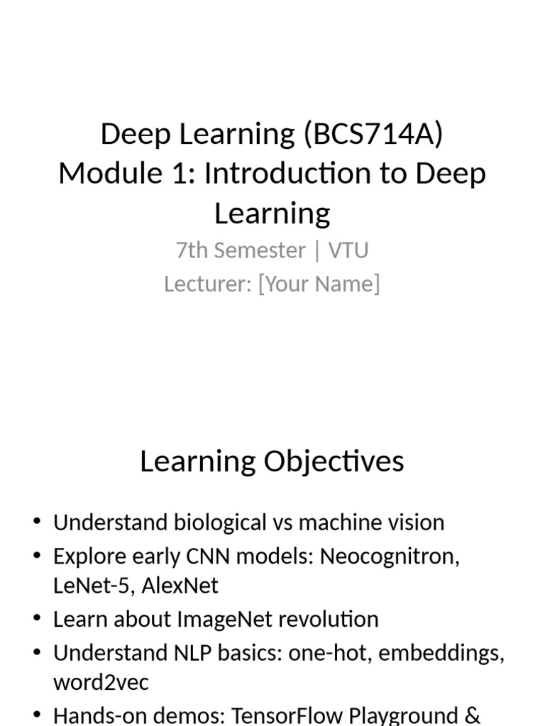 Module1 DeepLearning Professional | PDF