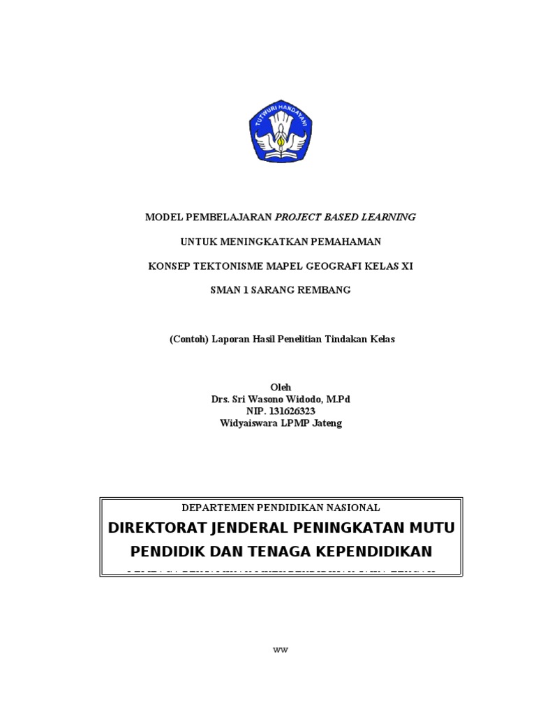 Laporan PTK PBL | PDF