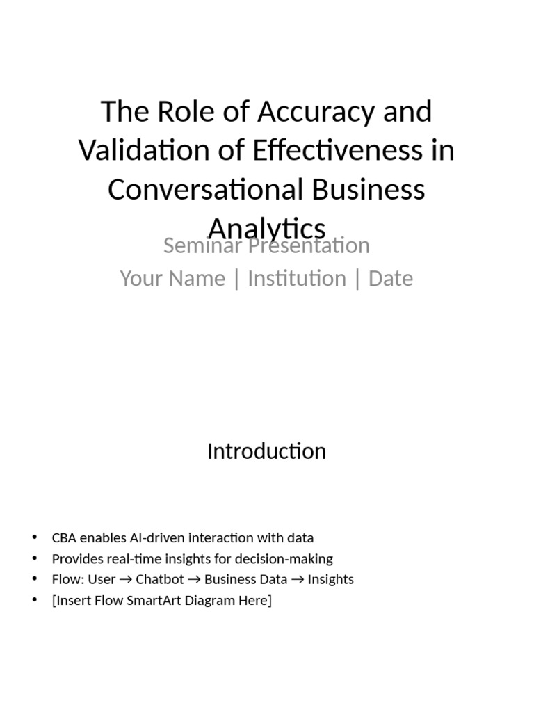Business Professional CBA Seminar With SmartArt Placeholders | PDF ...