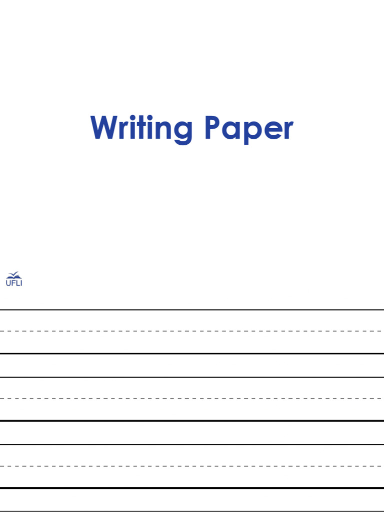 Writing Paper | PDF