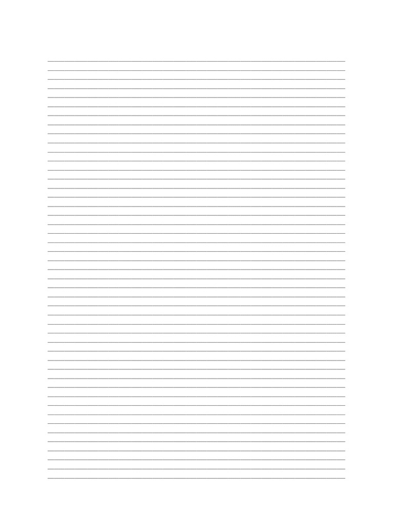 Ruled Sheet | PDF