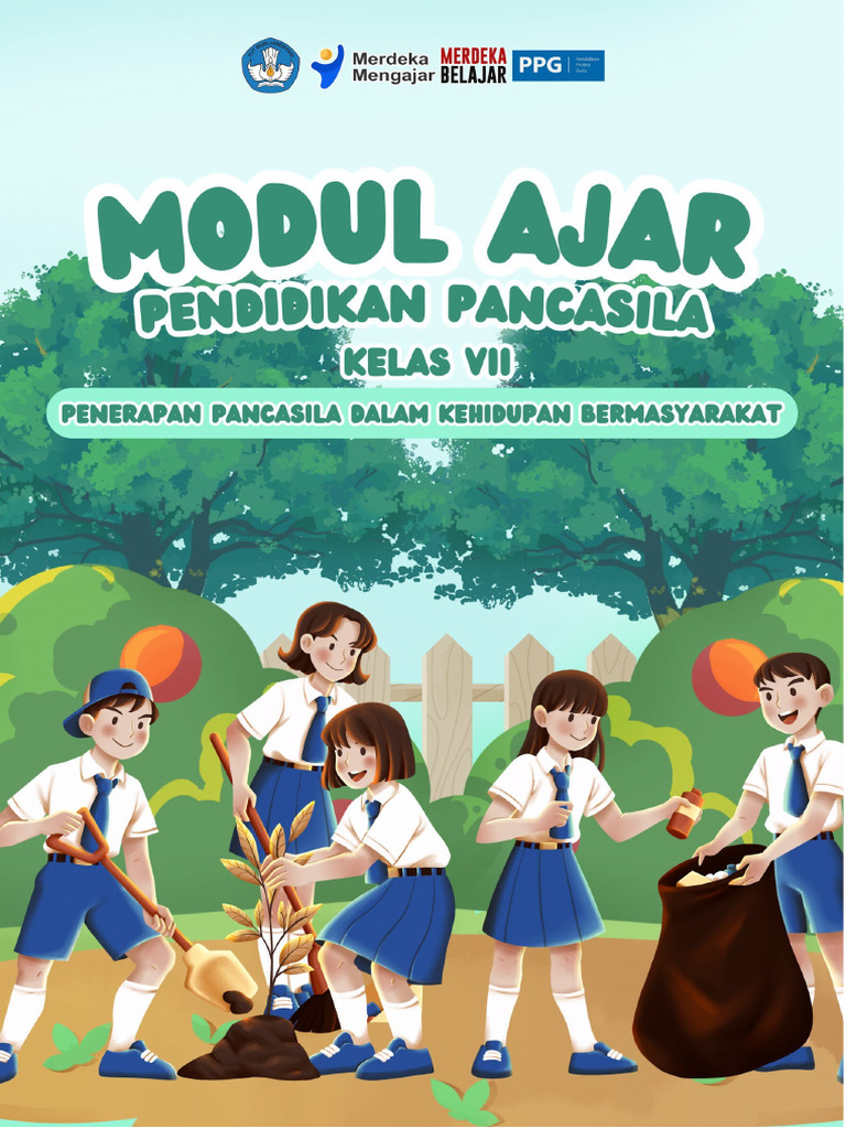 MODUL AJAR UKIN PPG Pend. Pancasila Kelas VII | PDF