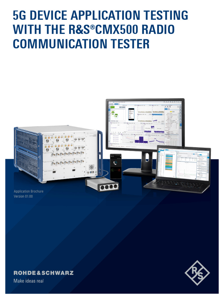 CMX500 5G Device Application Testing App Bro en 3683 5274 92 v0100 ...