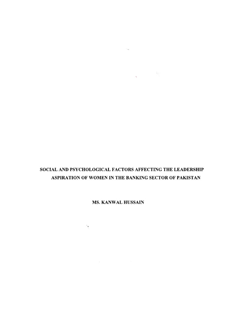 Leadership Aspiration Paper | PDF