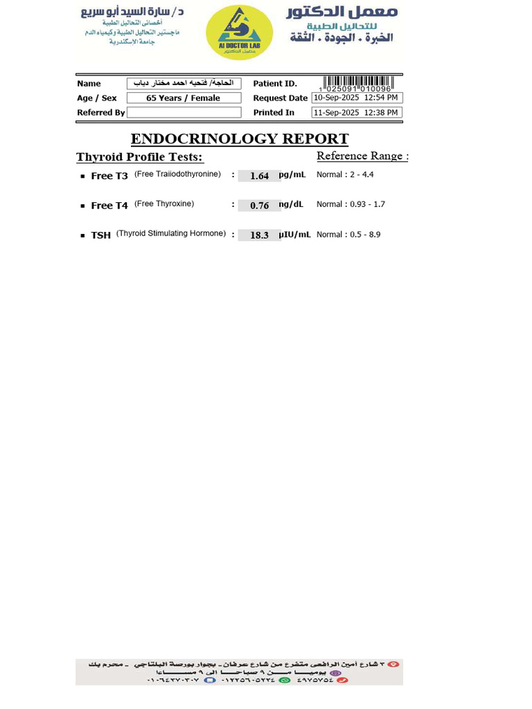 Endocrinology Tests | PDF
