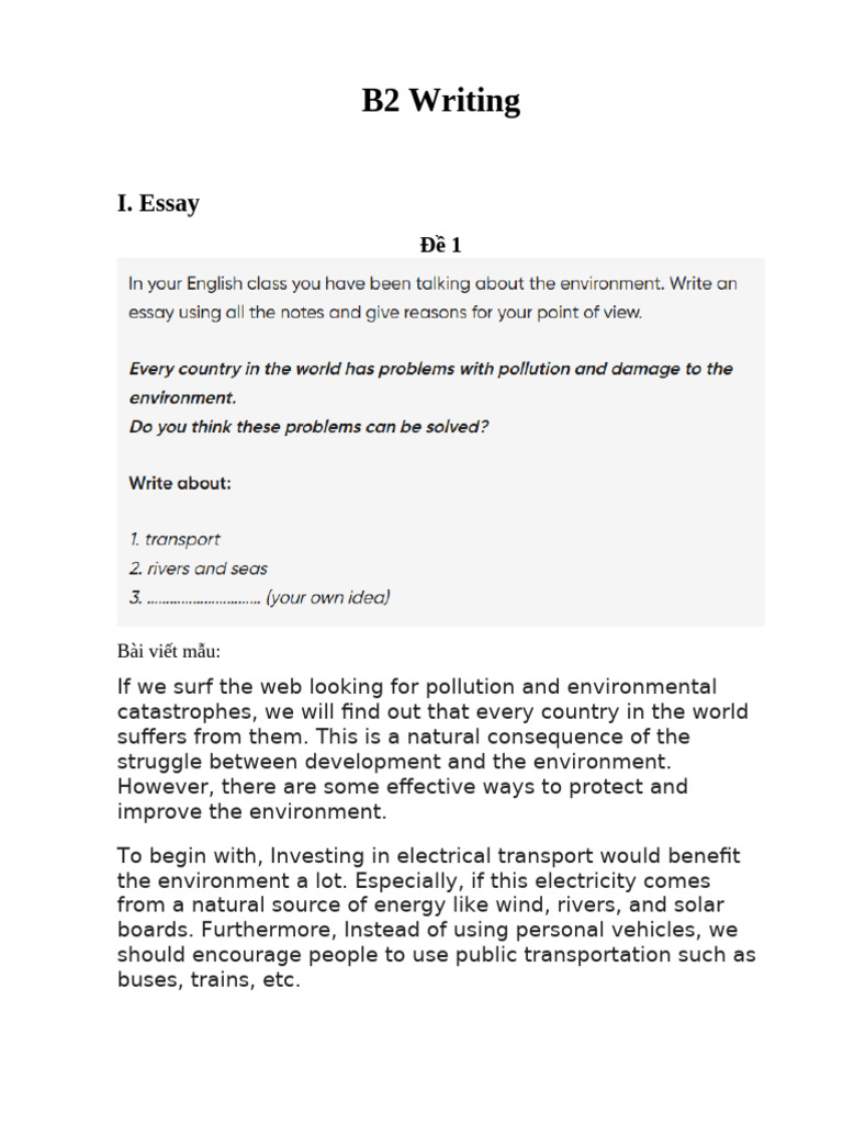Environmental Protection and Quality of Life | PDF | Teachers