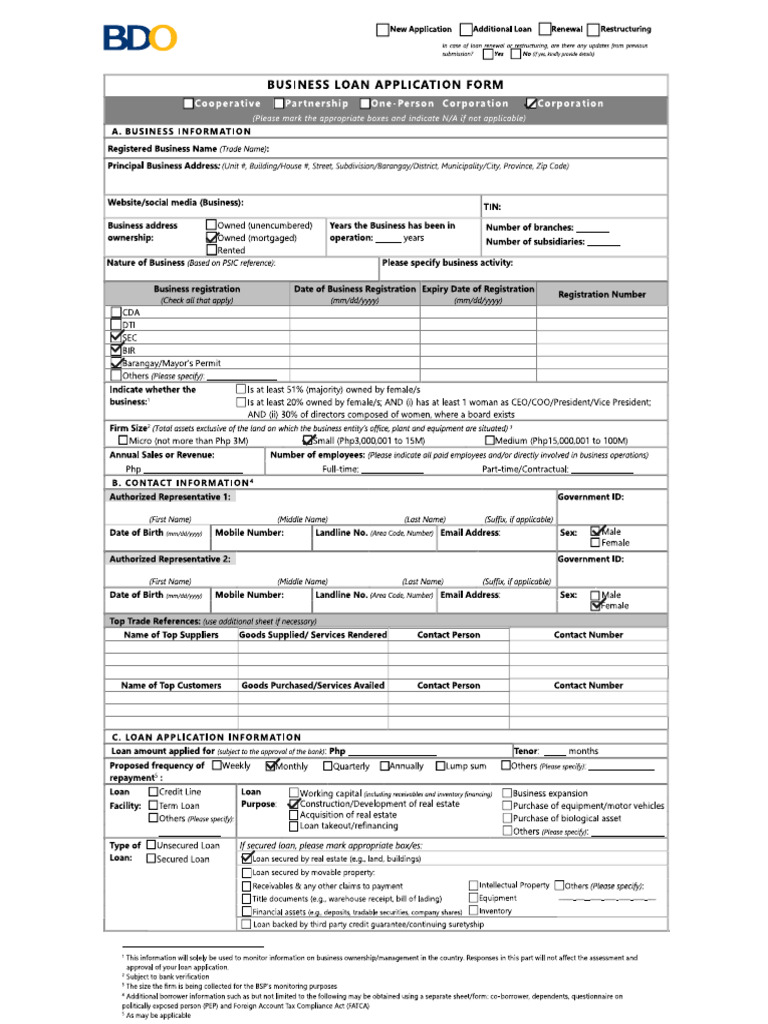 Sblaf - Company Tirta Properties Corp | PDF