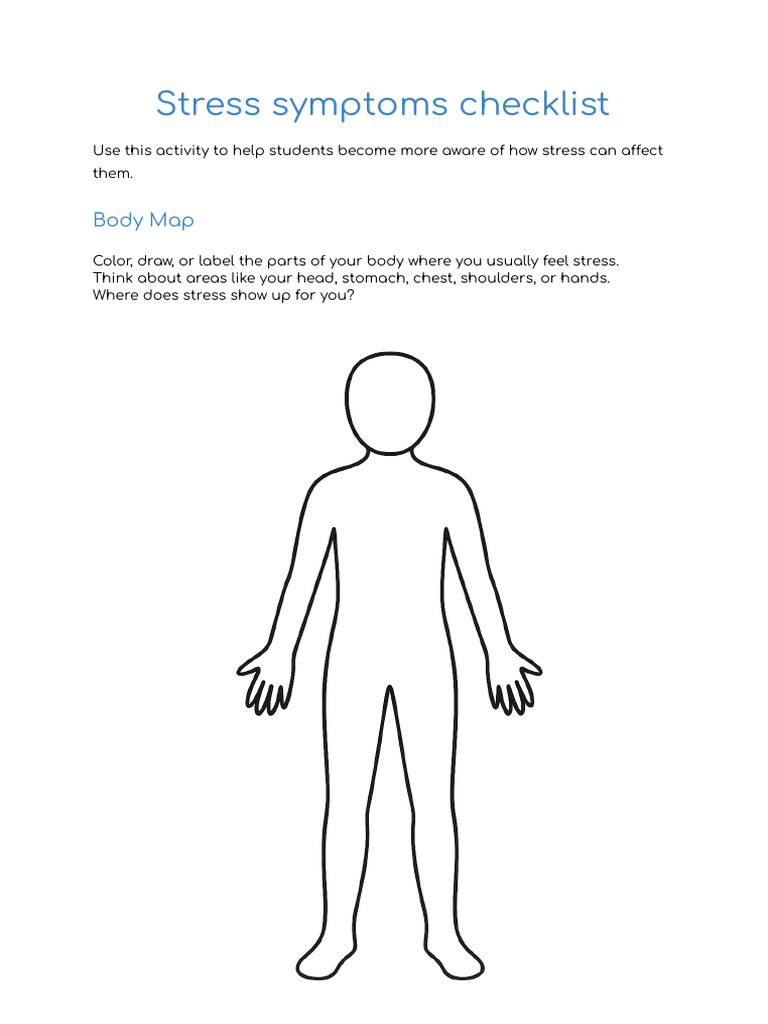 Stress Symptoms Checklist | PDF