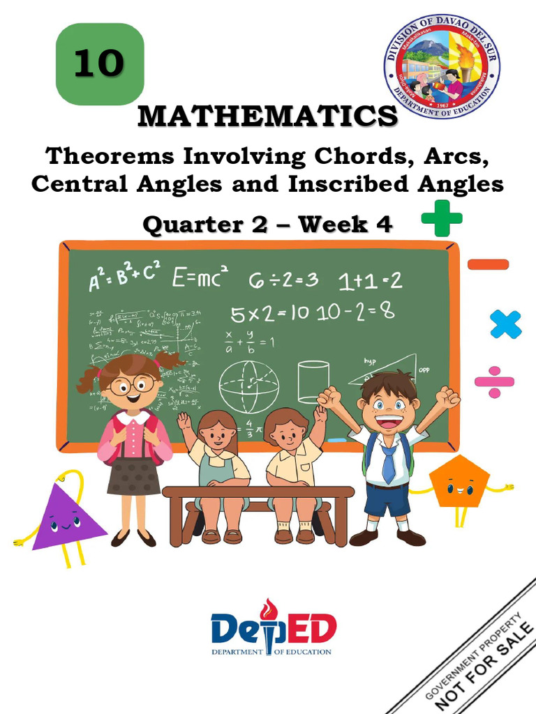 Math 10 Quarter 2 Week 4 | PDF | Circle | Angle