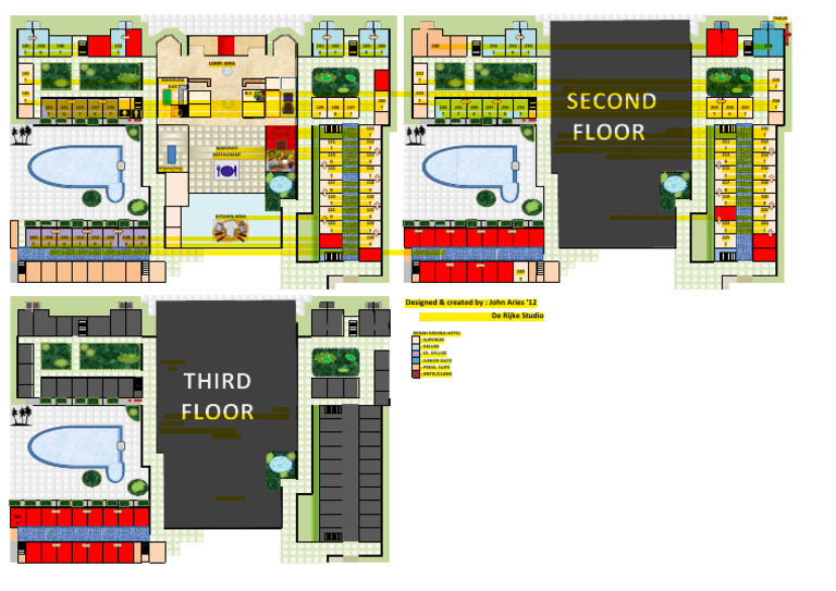Master Denah Hotel All Floor SEND | PDF | Restaurants | Cooking