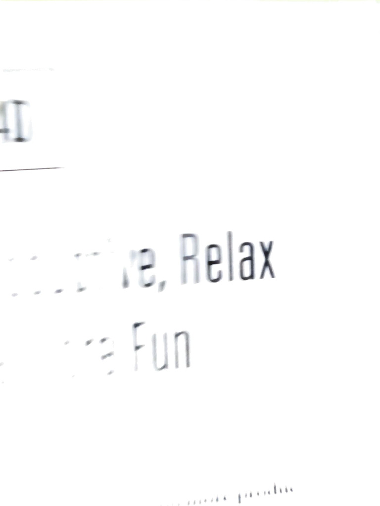 CHP 40. To Be More Productive, Relax and Have More Fun | PDF