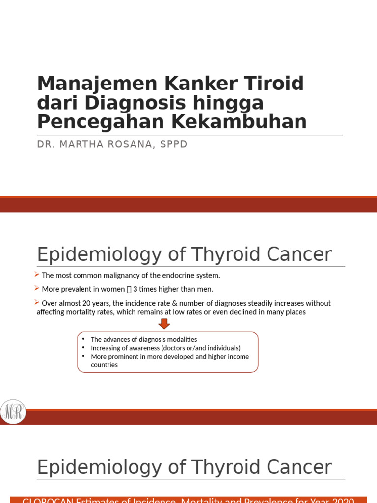 Manajemen Kanker Tiroid Dari Diagnosis Hingga Pencegahan Kekambuhan ...