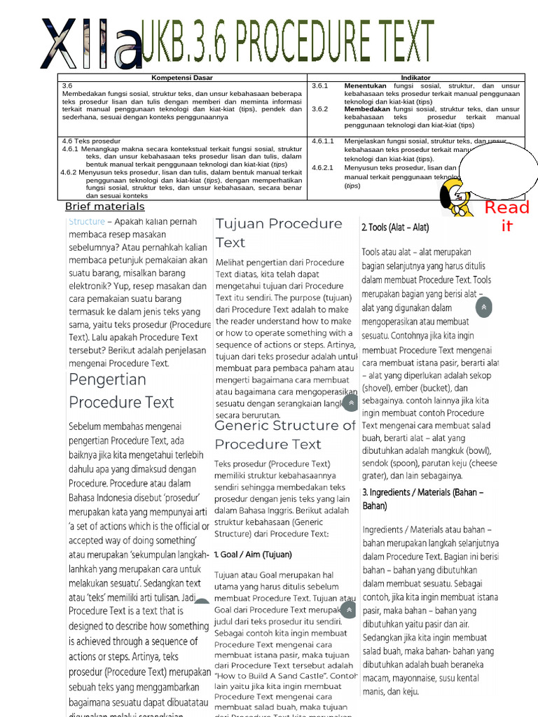 UKB XII 3.6 PROCEDURE TEXT Ok | PDF | Linguistics
