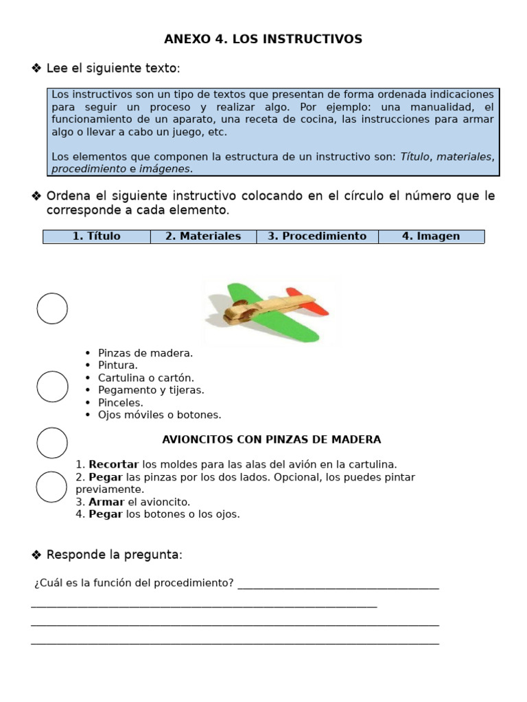 Anexo 4. Los Instructivos | PDF