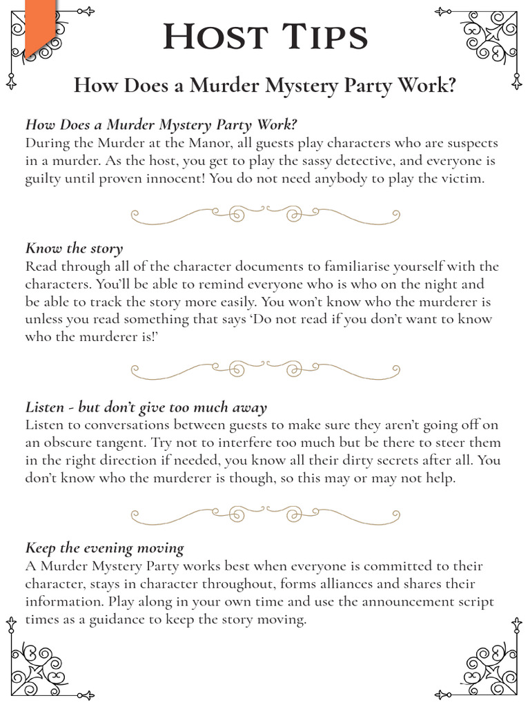 Host Tips | PDF