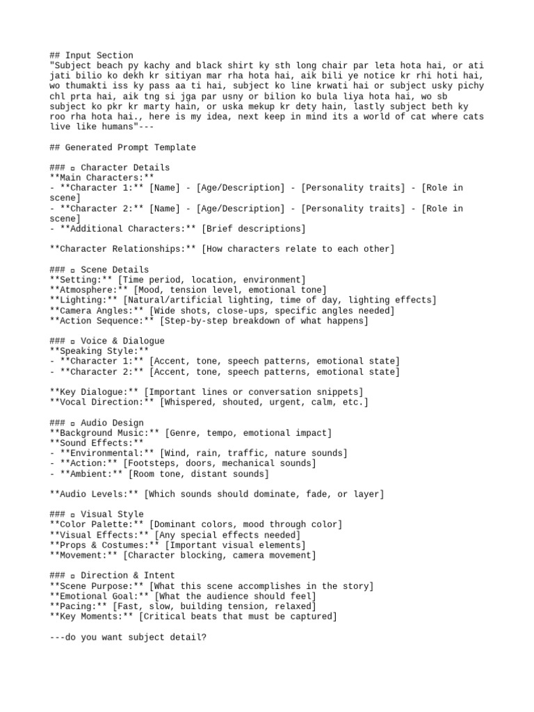 Prompt Template | PDF