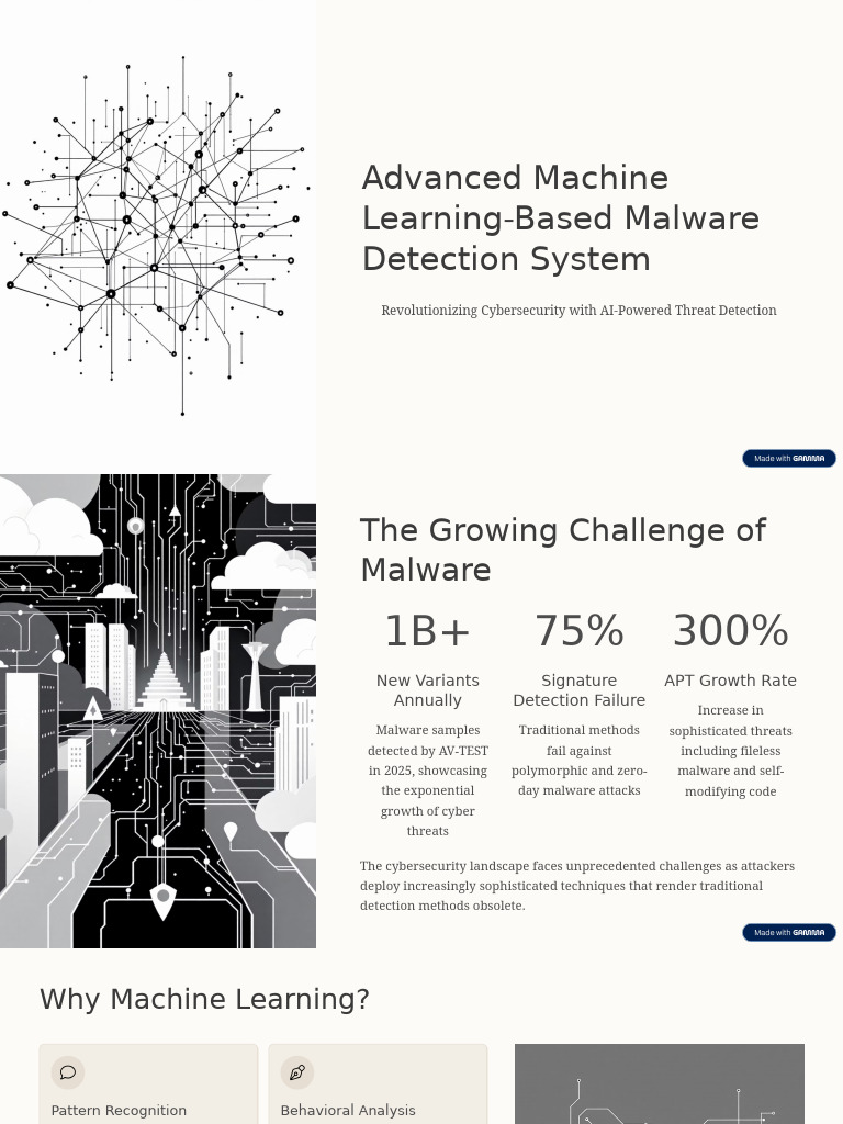 Advanced Machine Learning Based Malware Detection System | PDF | Machine Learning | Malware