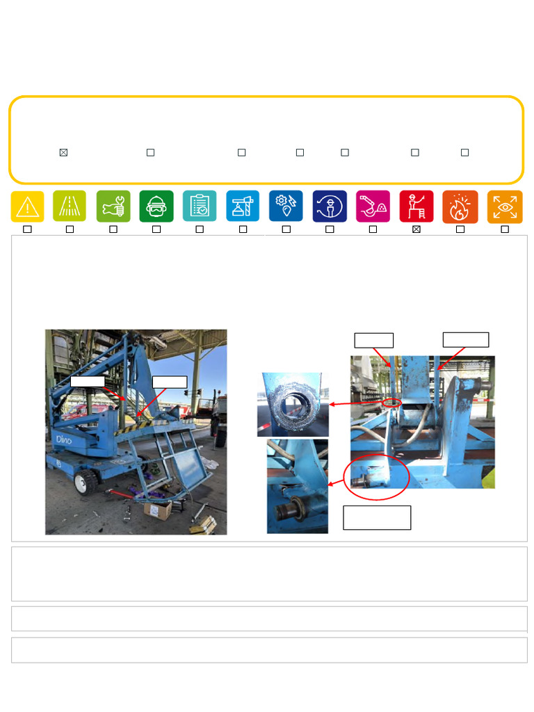 External Safety Alert - Fall From MEWP Due To Mechanical Issue | PDF ...