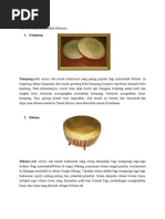 Alat Muzik Tradisional Orang Melayu | PDF