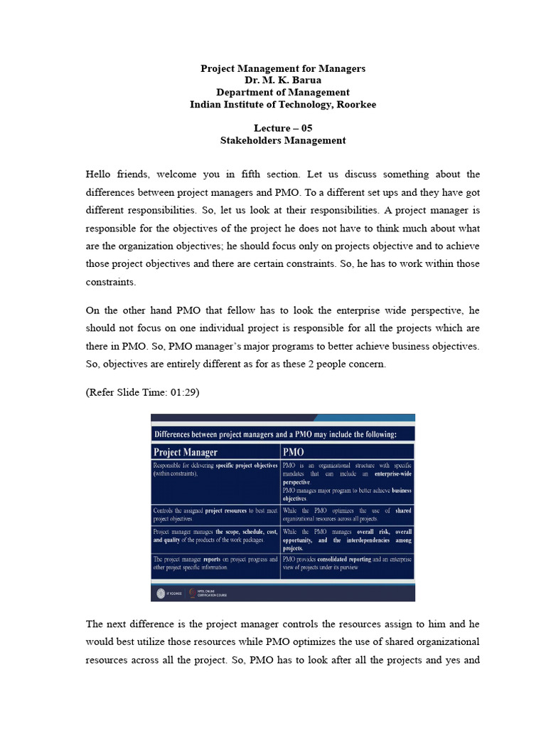 05 Stakeholders Management | PDF | Stakeholder (Corporate) | Supply Chain