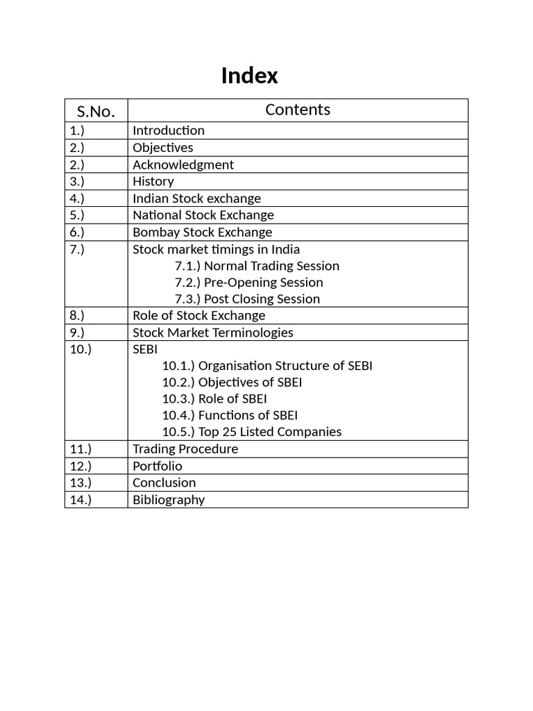 Class 12 BST Project on Stock Exchange | PDF | Stock Exchange | Stocks