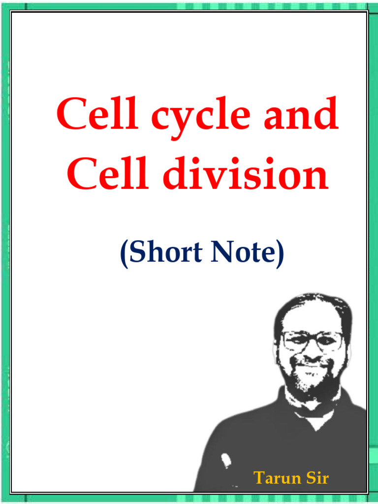 Cell Cycle and Division Explained | PDF | Meiosis | Mitosis