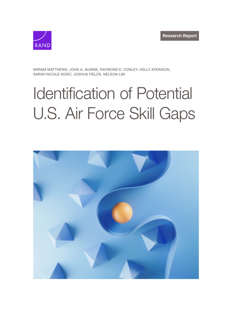 U.S. Air Force Skill Gap Analysis Report | PDF | United States Air ...