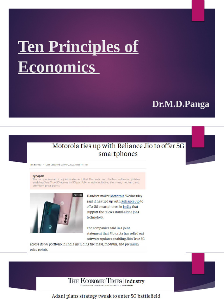 Ten Principles of Economics | PDF | Economics | Inflation