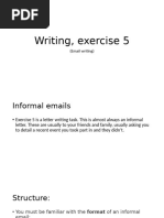 IGCSE ESL Email Writing Guide | PDF