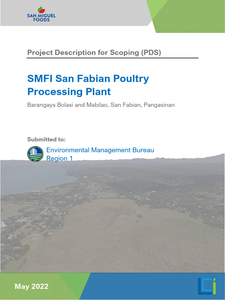 San Fabian Smfi Poultry Processing Plant | PDF | Waste | Waste Management