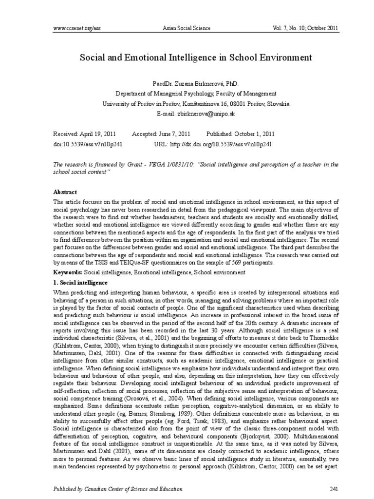 Conclusion | PDF | Emotional Intelligence | Empathy