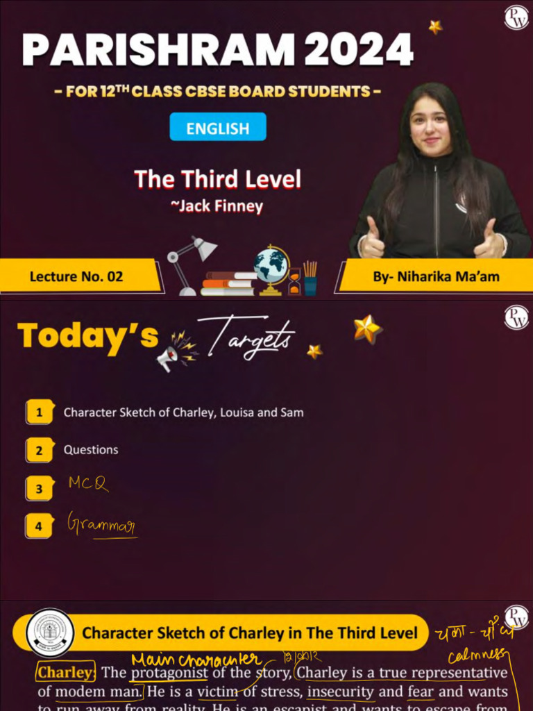 Vistas 02 - The Third Level (Part-02) - Class Notes - Parishram 2024 | PDF
