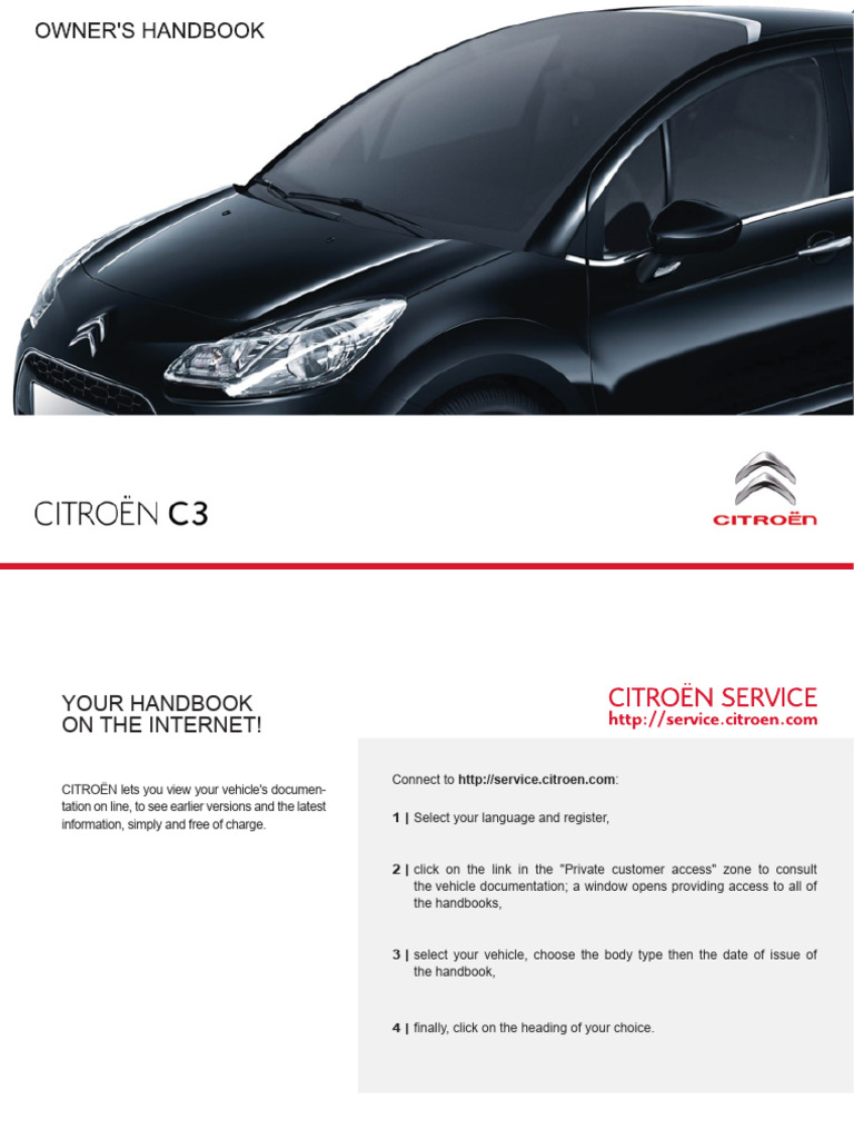 Citroën Vehicle Documentation Guide | PDF | Manual Transmission ...