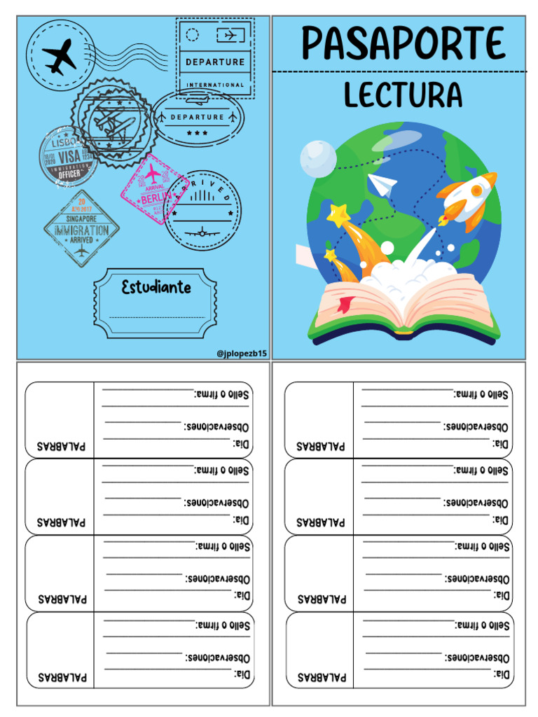 Pasaporte de Lectura Escolar | PDF