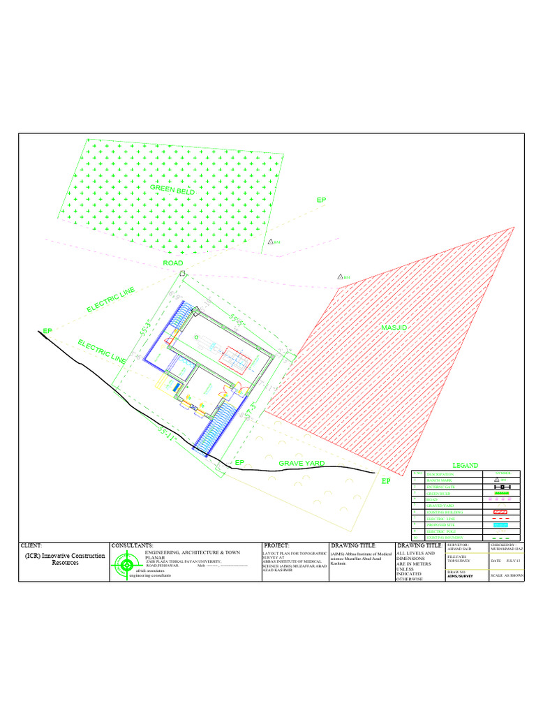 Layout Placement - Site Specific - AJK, Aims Hospital | PDF