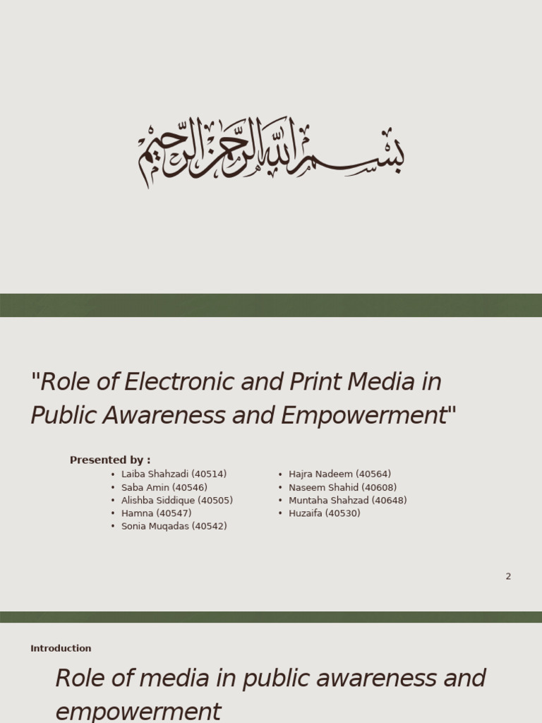 Electronic and Print Media | PDF | Journalism | Mass Media