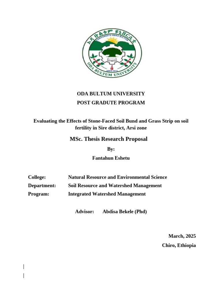 Soil Bunds and Grass Strips Impact Study | PDF | Soil | Surface Runoff