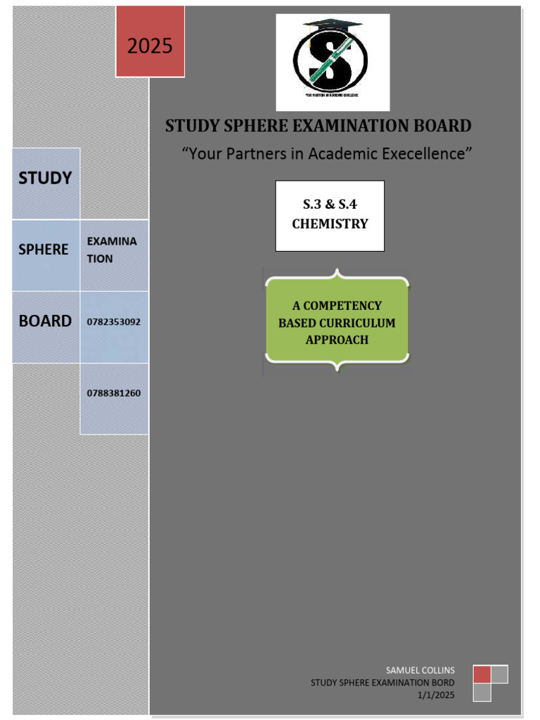 SSEB Chemistry Approach | PDF | Atmosphere Of Earth | Oxygen