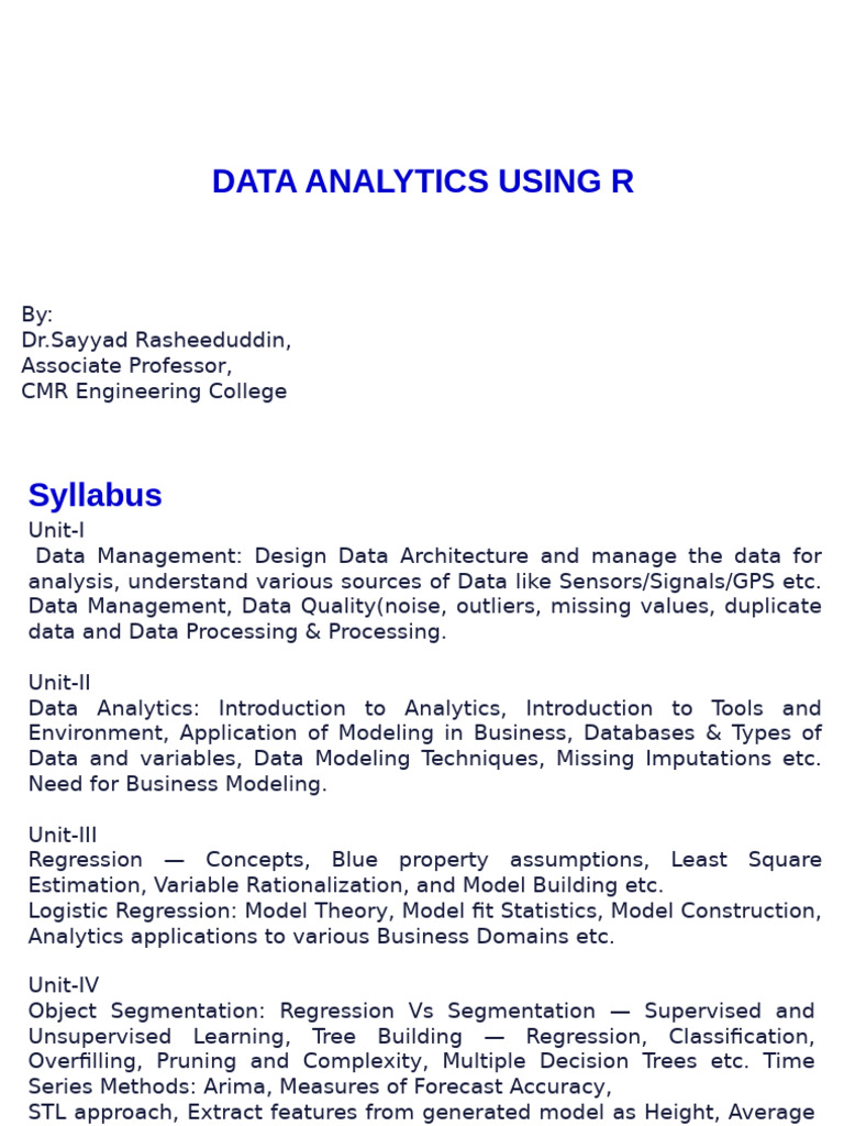 Lesson1 DAR | PDF | Analytics | Data
