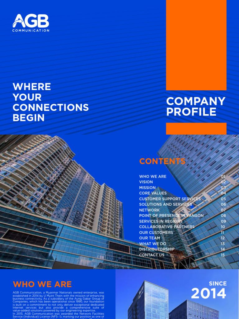 AGB Communication Profile PowerPoint | PDF | Internet Service Provider | Internet