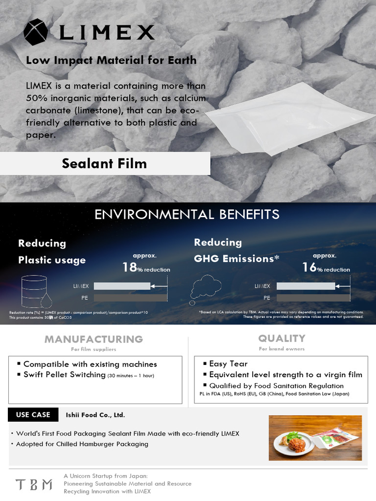 Limex For Flexible Packaging | PDF | Plastic | Life Cycle Assessment