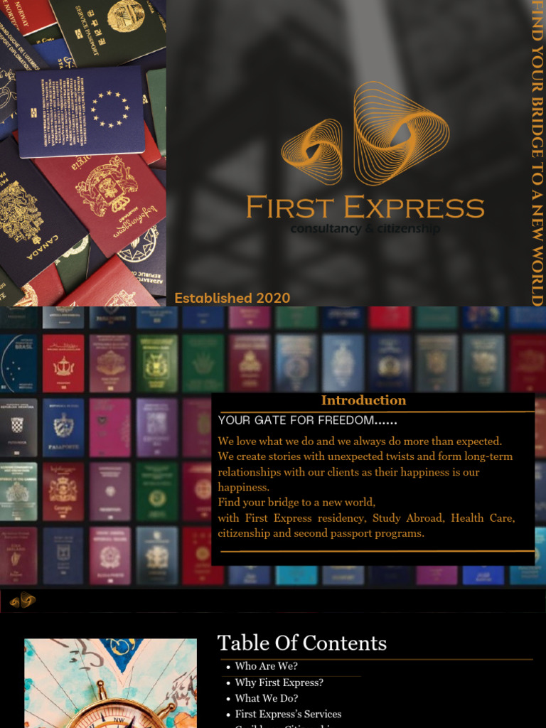 First Express Company Profile | PDF | Travel Visa