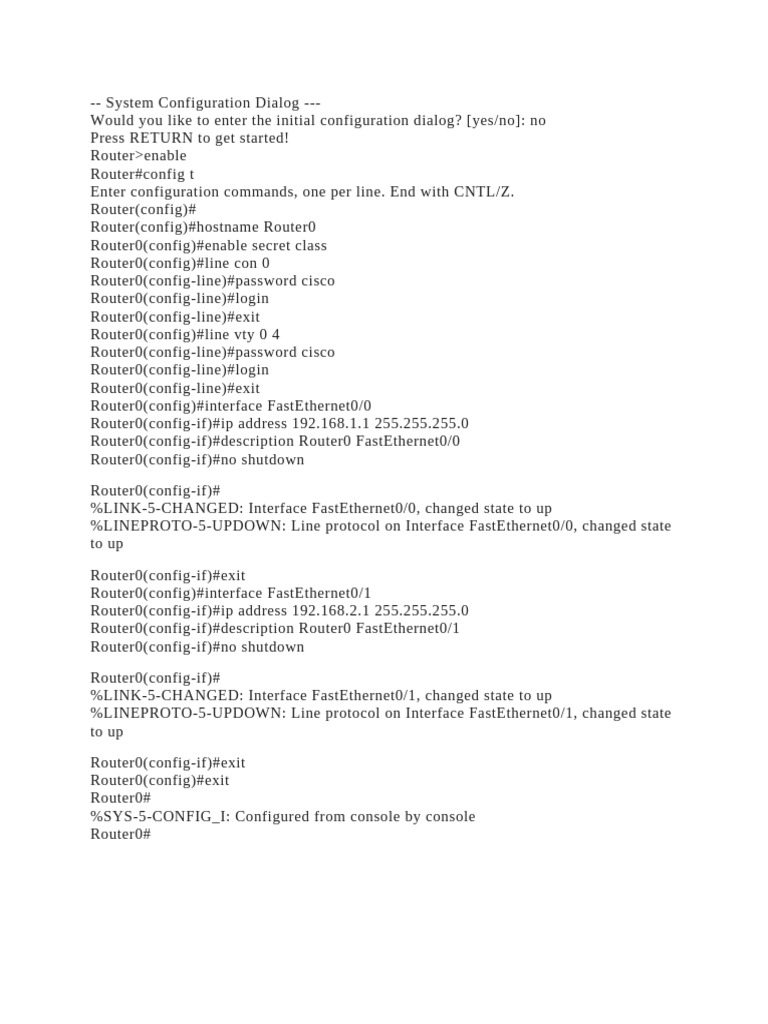 System Configuration Dialog | PDF