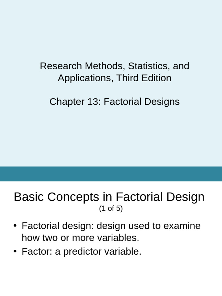 Adams and McGuire 3e PPT Ch13 | PDF | Analysis Of Variance | Statistics