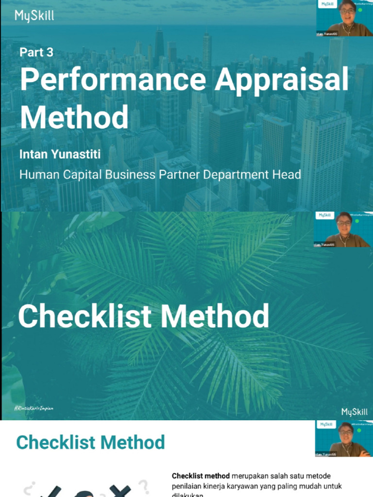 Performance Appraisal Method Part 3 | PDF