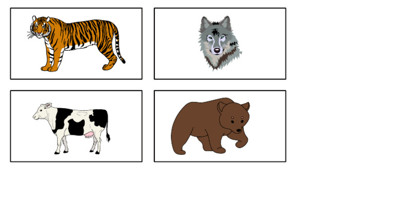 Animals Matching Memory Game | PDF