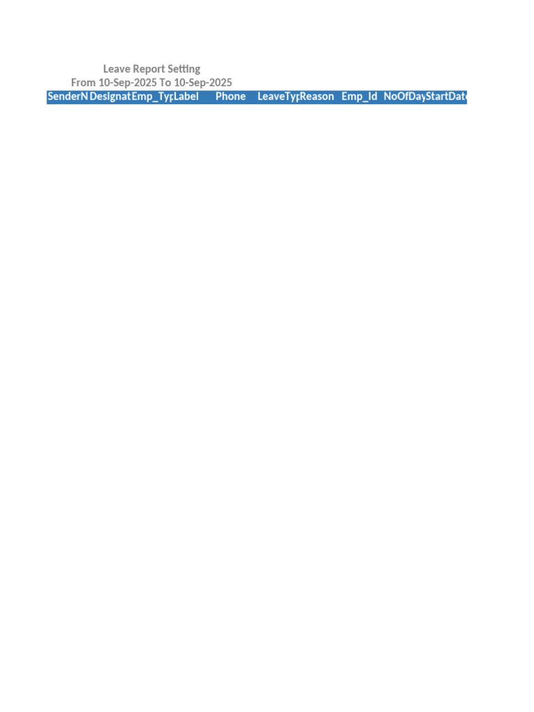 Leave Report Setting - 10-09-2025 - 04 - 34 - 16 - PM | PDF