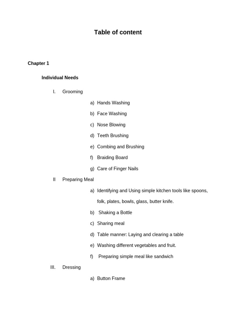 Essential Daily Living Skills Guide | PDF