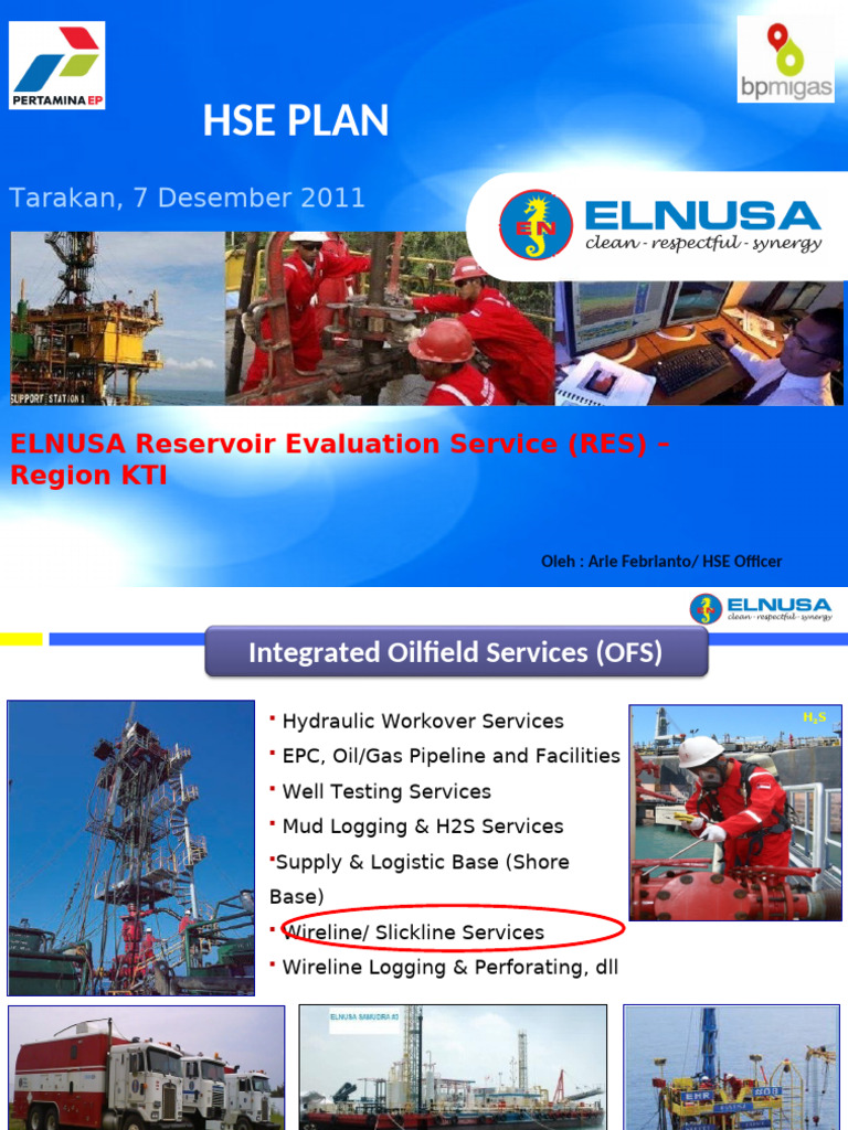 Presentasi Hse Plan | PDF