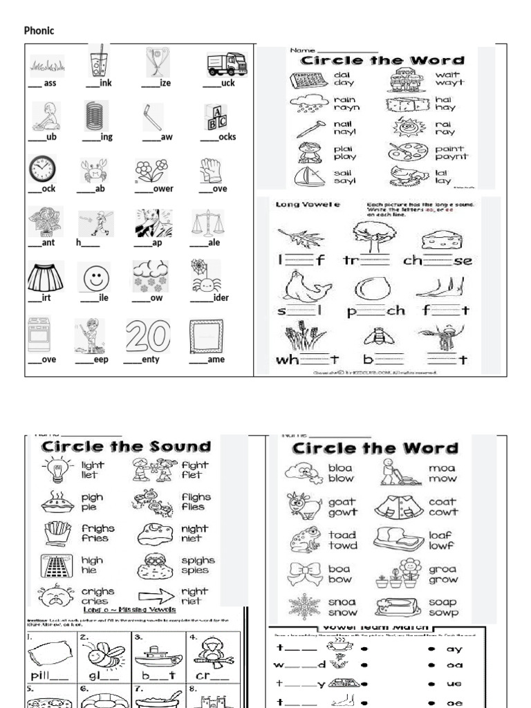 Phonics Revision | PDF